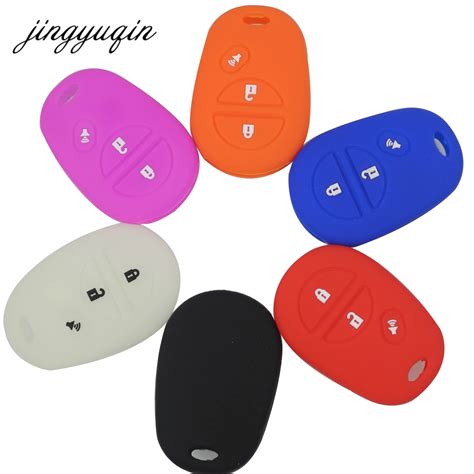 Jingyuqin Silicone Caso Keyless Conjunto Para Toyota Sequoia Sienna