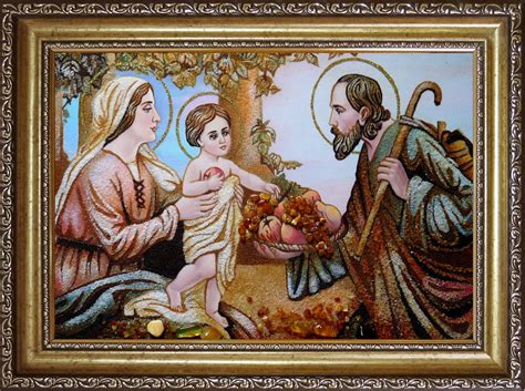 Купить Свята Родина з бурштину 20 30 Дерево цена 500 ₴ — Prom Ua Id 621511565