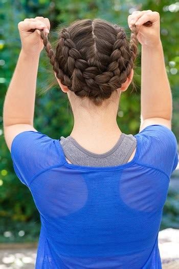 Double Dutch Braid Updo Tutorial The Hairstyle Edit
