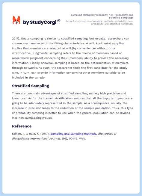 Sampling Methods Probability Non Probability And Stratified