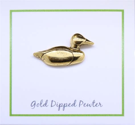 Mallard Gold Lapel Pin Lapelpinplanet
