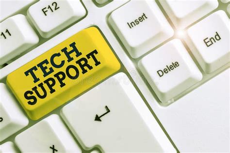 Handwriting Text Tech Support Concept Meaning Assisting Individuals