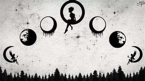 Moon Phases Hd Computer Wallpapers Wallpaper Cave
