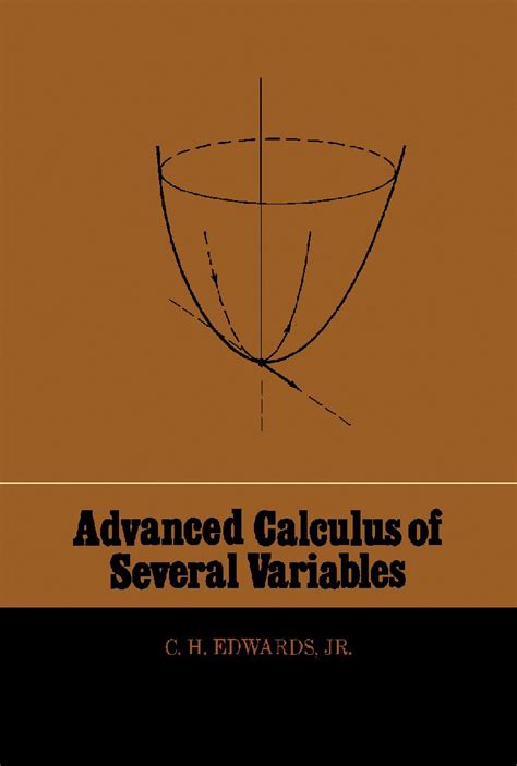 Advanced Calculus Of Several Variables Edwards C H Amazon