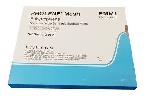 Synthetic Ethicon Prolene Mesh At 2350 Box In New Delhi ID 24574656312