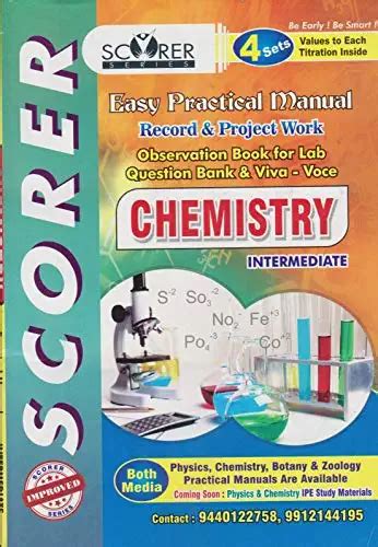 Scorer Easy Practical Manual Chemistry Intermediate Price History