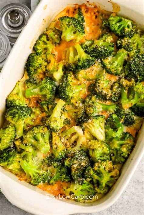 Low Carb Broccoli Casserole Easy Side Dish Easy Low Carb