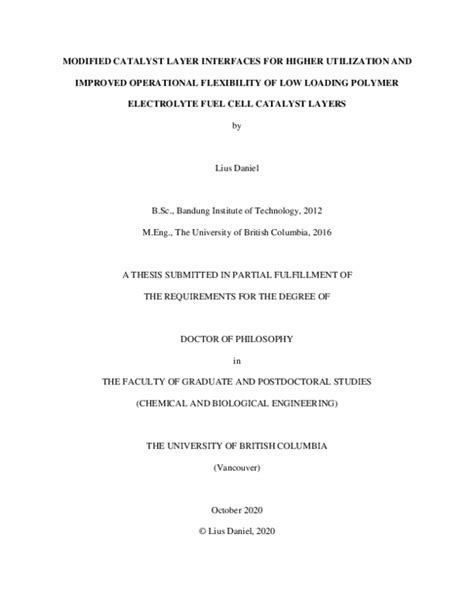 Pdf Modified Catalyst Layer Interfaces For Higher Utilization And