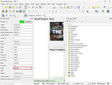 如何连接 Ardusimple Rtk 接收器至 Qgis 获取实时位置 Ardusimple