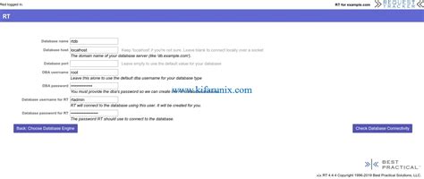 Install Request Tracker RT With MariaDB On CentOS Kifarunix