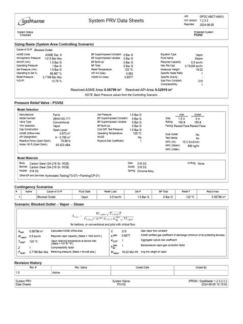 Psv 01 Sizing Pdf