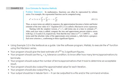 Solved Example 32 Error Estimates For Iterative Methods