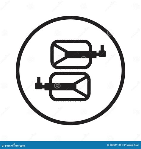 Cycle Pedal Icon Stock Vector Illustration Of Outdoor 262619115
