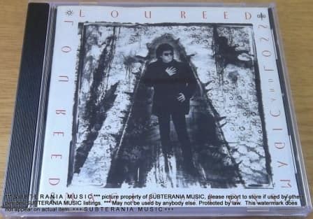 LOU REED Magic And Loss CD Msr Z11 Subterania