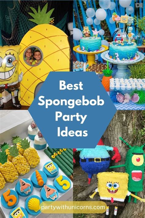 42 Best Spongebob Party Ideas Party With Unicorns Spongebob Party Spongebob Birthday Party