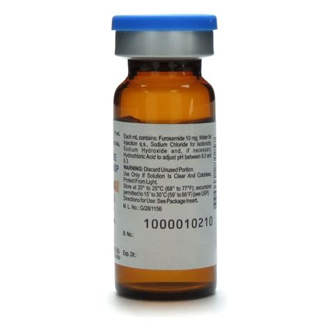 Furosemide 10mg Ml Injection 10ml Sdv Mcguff