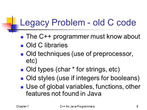 C For Java Programmers Chapter 1 Basic Philosophical Differences