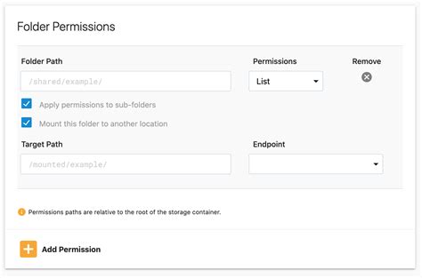 Folder Permissions Filemage Gateway Documentation Reference