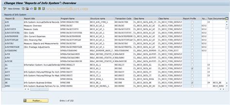 Reisrep Sap Tcode Reports Of Info System Transaction Code