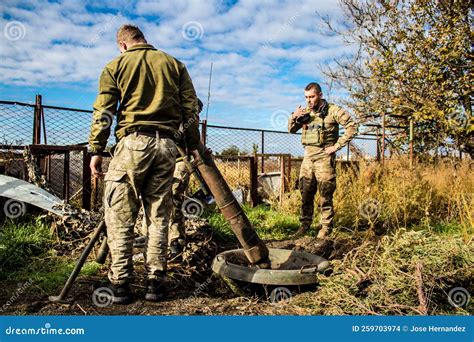 Krieg In Ukraine Kherson Frontline Mit Der Ukrainischen Infanterie