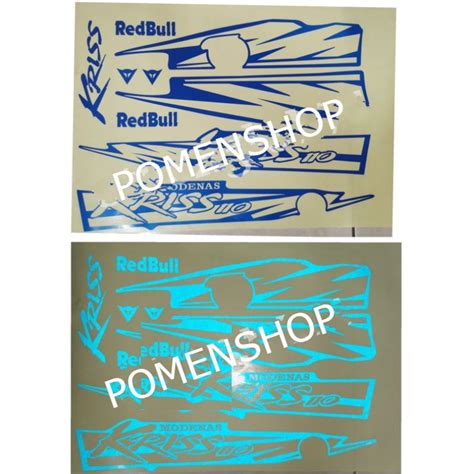 Kriss Warna Reflective Body Sticker Badan Strike Stripe Stiker Shopee Malaysia