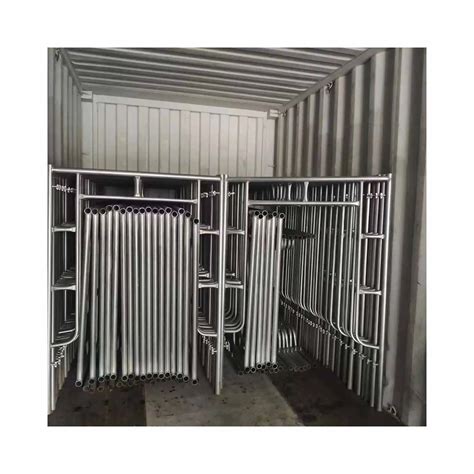 Galvanized Ladder Frame Scaffolding X Tubular A Frame Scaffold Tower