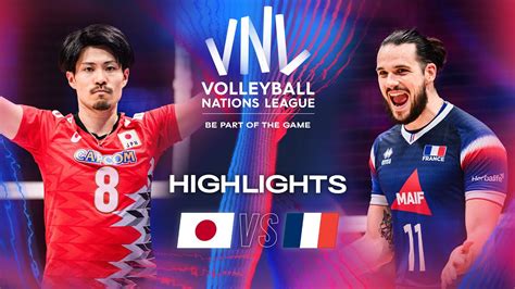 Jpn Vs Fra Gold Match Highlights Mens Vnl 2024