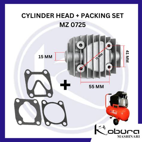Jual Cylinder Head Packing Paking Set Lengkap Untuk Kompressor Angin