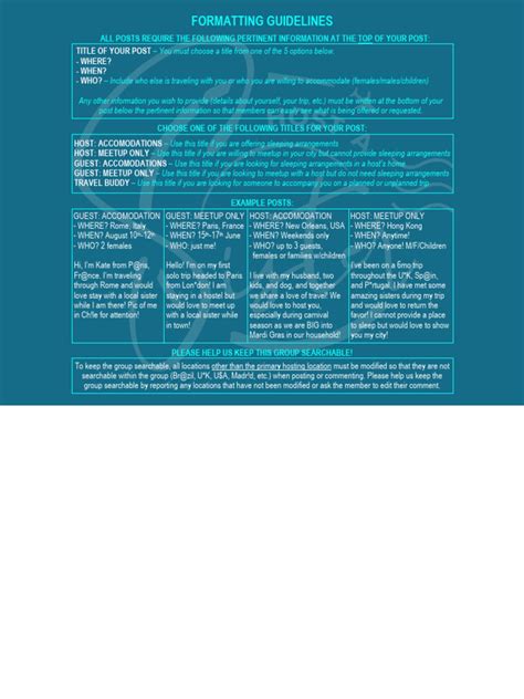 Formatting Guidelines Pdf Pdf