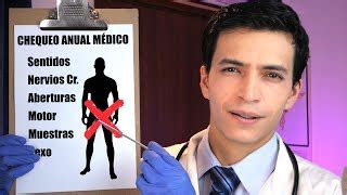 ASMR TEST RÁPIDO y CAÓTICO de NERVIOS CRANEALES con M Doovi