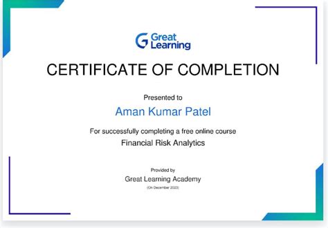 Greatlearningacademy Greatlearning Glacertificate Aman Kumar Patel