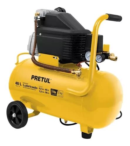 Compresor de aire eléctrico portátil Pretul COMP LP L hp V