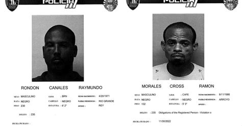Cargos Contra Dos Hombres Por Incumplimiento Del Registro De Ofensores