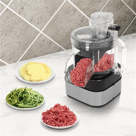 Miumaeov 5 In 1 Commercial Food Processor 600W Electric Vegetable Dicer
