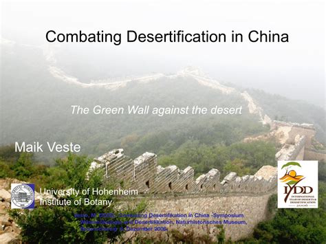 Pdf Combating Desertification In China