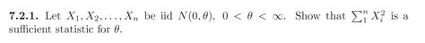 Solved Let X X Xn be iid N θ