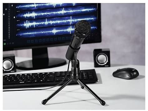 Micrófono | Hama MIC-P35 AllRound (139905), Trípode, Negro