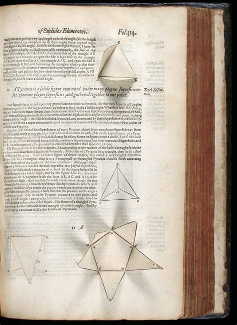 The Elements Of Geometrie Of The Most Auncient Philosopher Euclide Of