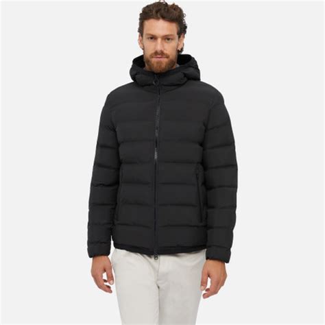 Geox® SPHERICA: Jacket With Hood black Man | Geox®