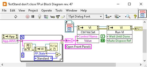 Prevent Teststand From Closing Labview Frontpanels After Execution