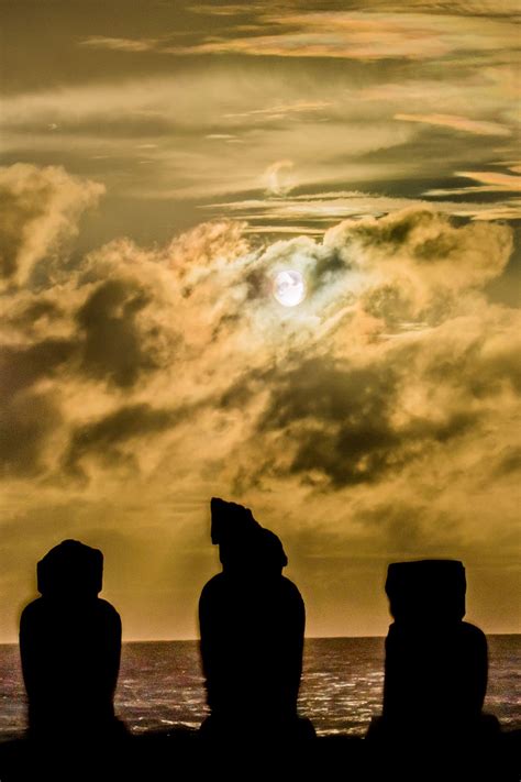 Pulau Paskah Rapa Nui Moai Foto Gratis Di Pixabay Pixabay
