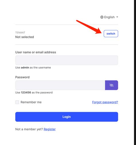 determine current tenant by user in microservice template 4962