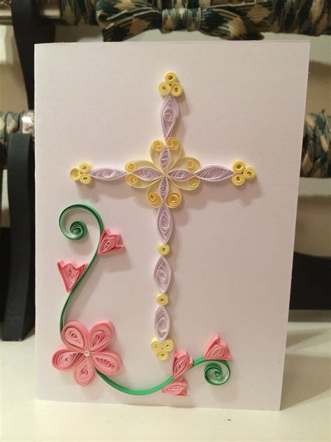 Quilled Easter Card Quilling Flower Designs Quilling Designs