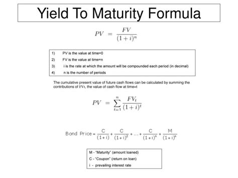Yield To Maturity In Excel Quant Rl