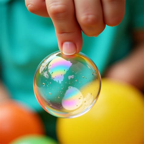Free Rainbow Bubble Touch Photo Bubble Rainbow Iridescent