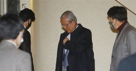 윤석열 대선 후보와 회동 마친 김종인 전 비대위원장