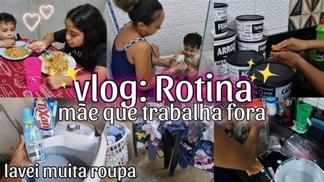 VLOG ROTINA DE MÃE DONA DE CASA LAVEI MUITA ROUPA FIZ JANTA DELÍCIA