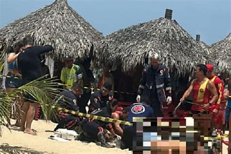 Casal é morto a tiros em barraca de praia na Praia do Futuro