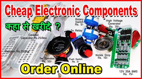Electronic Components Unboxing Cheapest Components The Diy Hacks