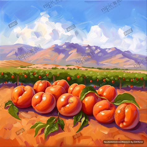 Ai创作图吊干杏插画 好柿花生插画 写实杏 新疆蟠枣插画 鲜枣插画冬枣插画 新疆沙棘插画 枣树插画枣园农场 手绘新疆小白杏插画 牛奶枣插画 冬枣设计插画 蟠枣插画 柿子丰收插画 冬枣采摘园插画